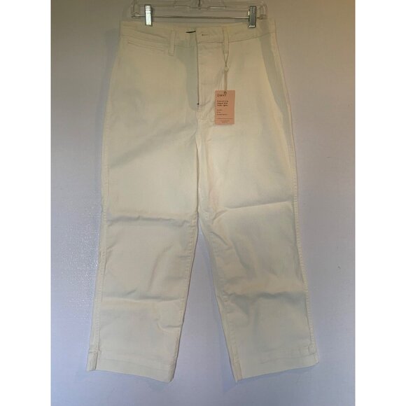 Quince | Pants & Jumpsuits | Quince Stretch Cotton Twill Wideleg Crop ...